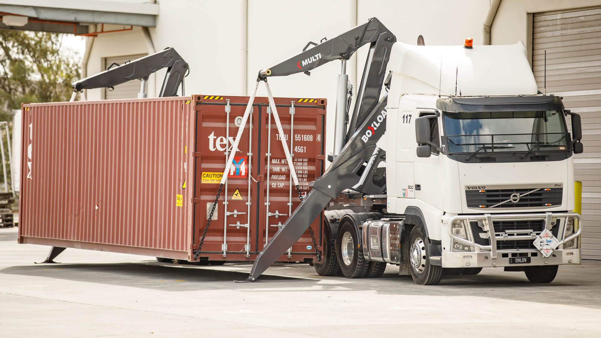 Chargement, déchargement conteneur maritime | BoxLoader